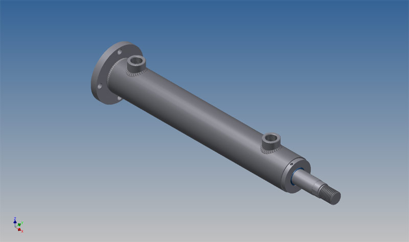 REAR FLANGE MOUNT | Hydraulic cylinder design and manufacturing ...